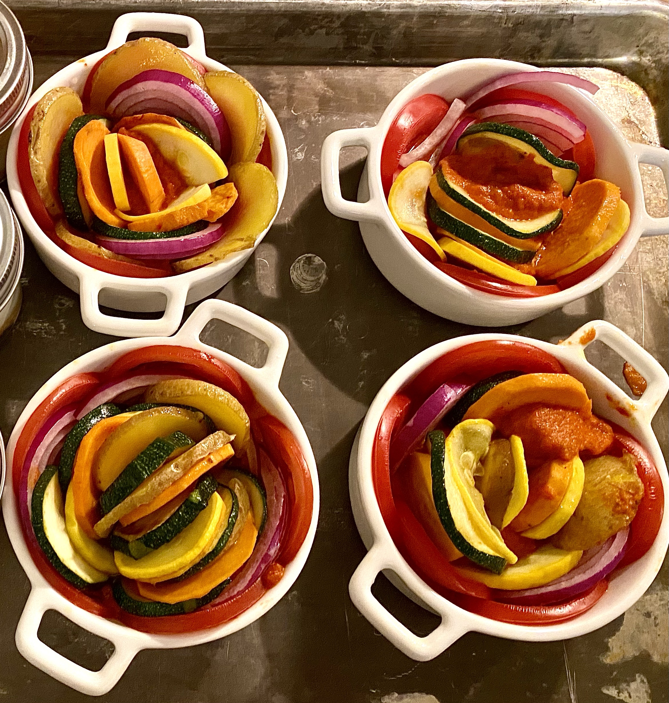 Fall ratatouille with sweet potatoes and herbs – Modern Hippie Kitchen